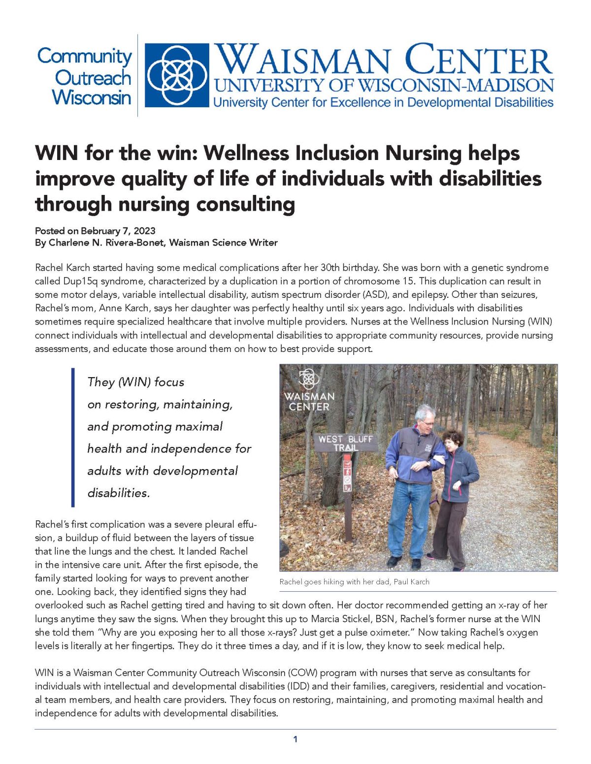 Community Outreach Wisconsin – Community Outreach Wisconsin – UW–Madison